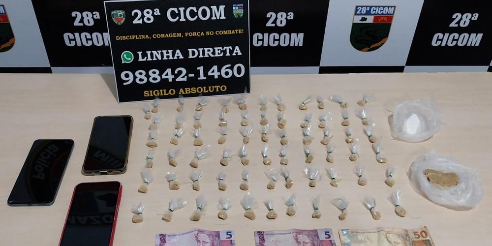 ‘Messi’ é preso em flagrante vendendo drogas na zona leste de Manaus