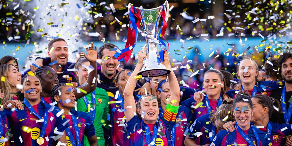 Barcelona goleia o Lyon e conquista o tetra da Champions League