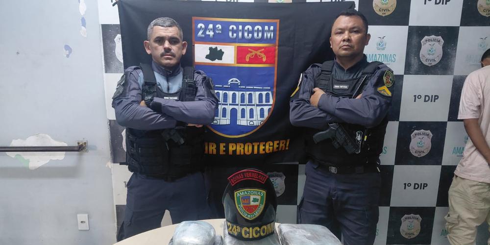 Homem é preso na Balsa Amarela ao transportar 15 tabletes de maconha