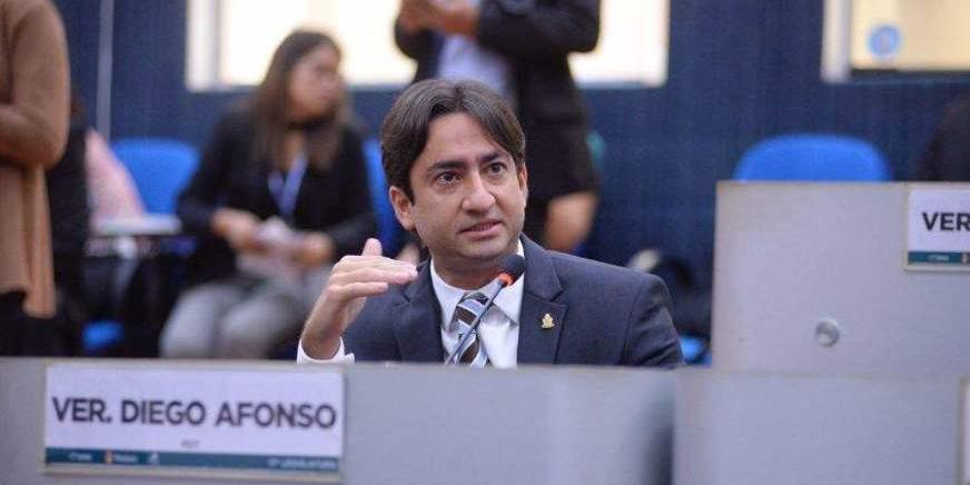Vereador Diego Afonso anuncia em redes sociais desfiliação do PDT